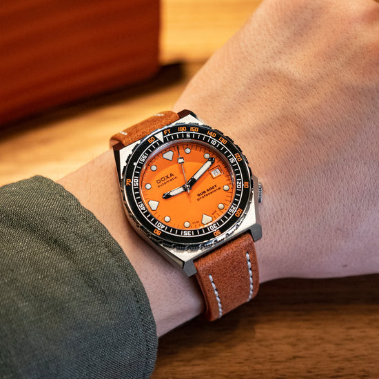 Full-Stitch Diablo Distressed Watch Strap