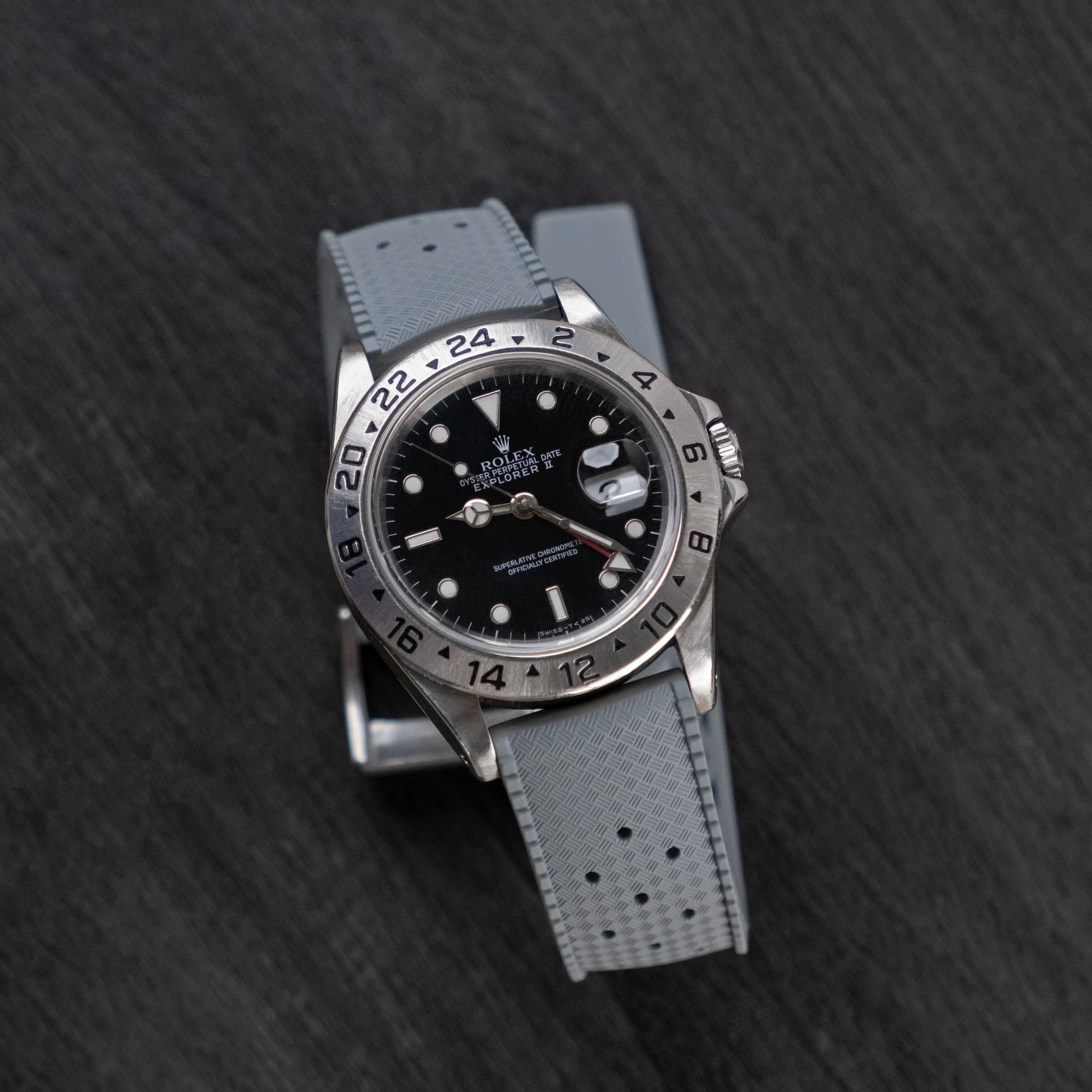 Grey Tropical Rubber Strap