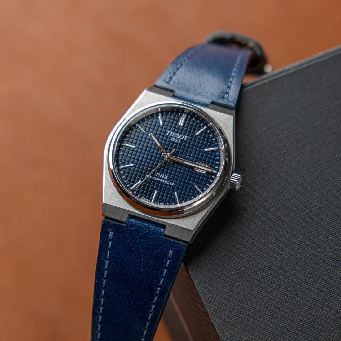 Tissot PRX 40mm Customizable Leather Watch Strap